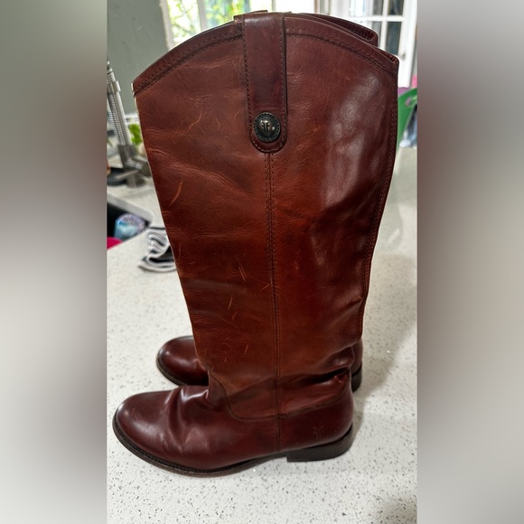 Frye | Shoes | Womens Melissa Frye Boots Size 8 Cognac Euc | Poshmark